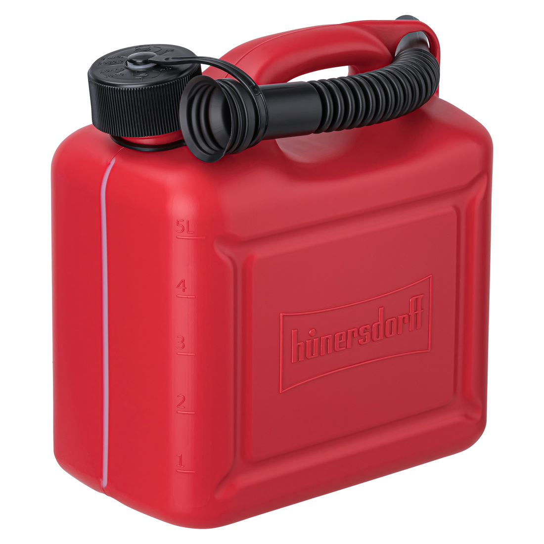 Jerrican plastique, rouge, 5 L
